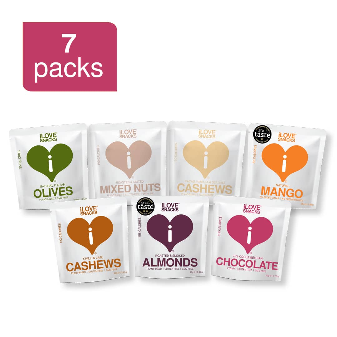 iLOVE SNACKS Variety Pack - 7 Packs